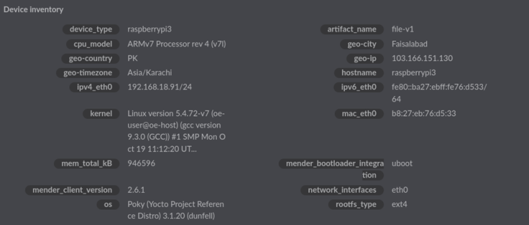 Mender: Secure OTA updates for IoT and embedded Device